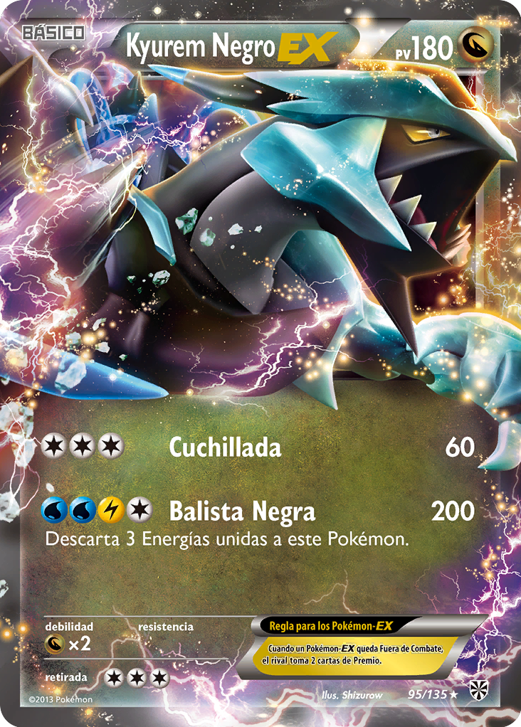 Kyurem Negro-EX (Tormenta Plasma TCG) - WikiDex, la enciclopedia Pokémon