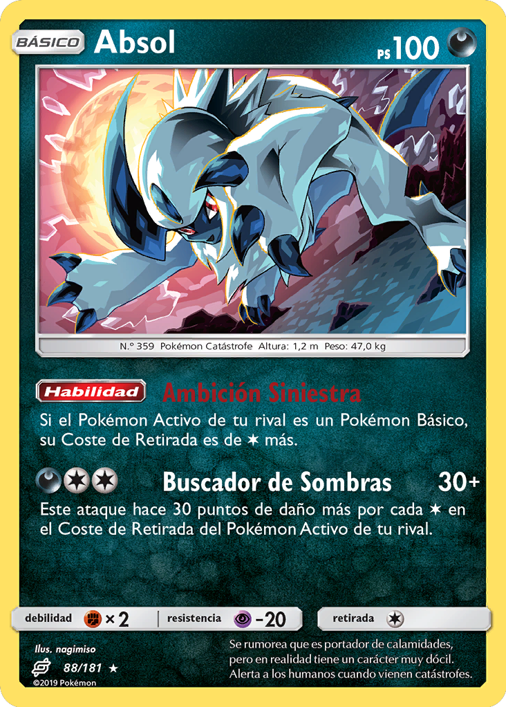 Absol (Unión de Aliados TCG) - WikiDex, la enciclopedia Pokémon