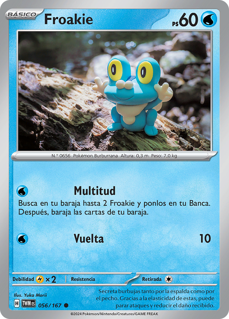 Froakie (Mascarada Crepuscular TCG) - WikiDex, la enciclopedia Pokémon