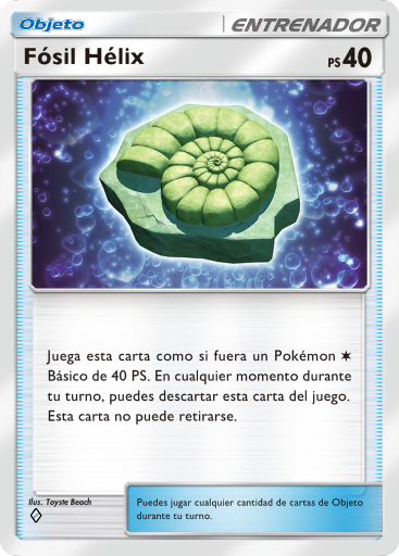 Fósil Hélix (TCG Pocket) - WikiDex, la enciclopedia Pokémon