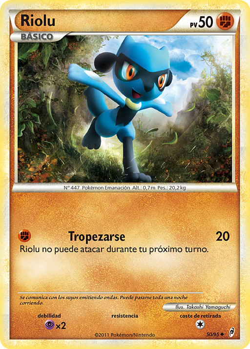 Riolu (Llamada de las Leyendas TCG) - WikiDex, la enciclopedia Pokémon