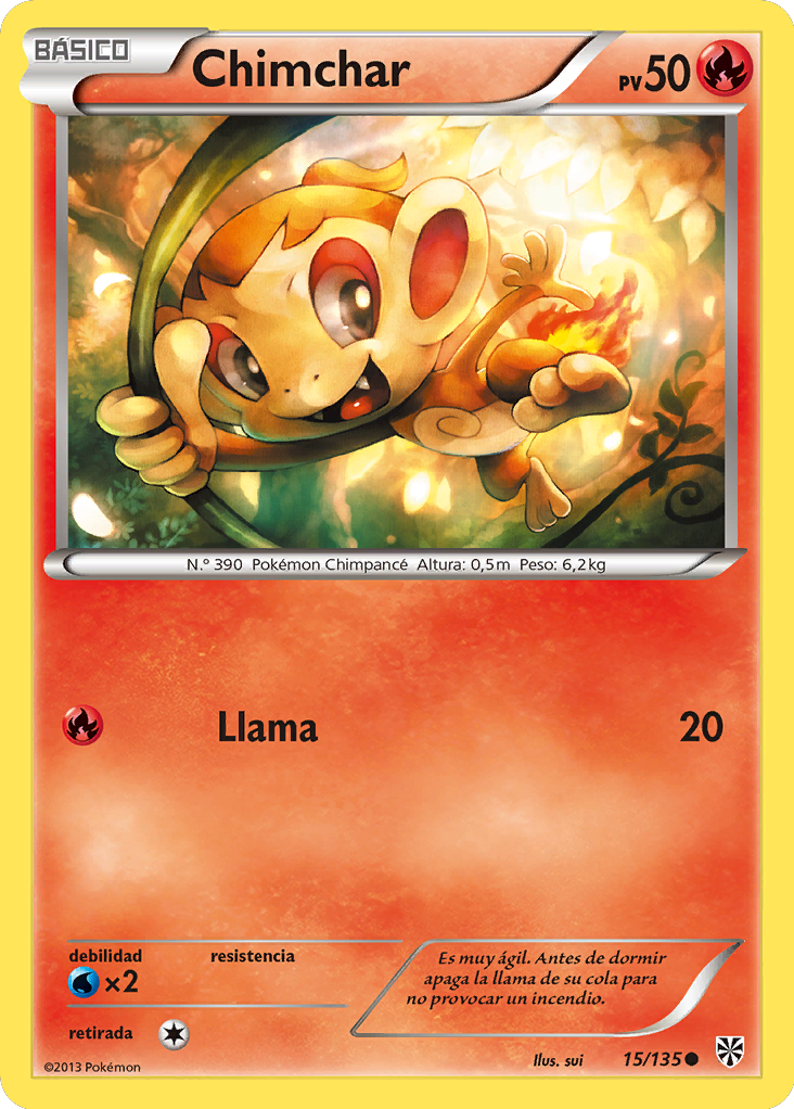 Chimchar (Tormenta Plasma TCG) - WikiDex, la enciclopedia Pokémon
