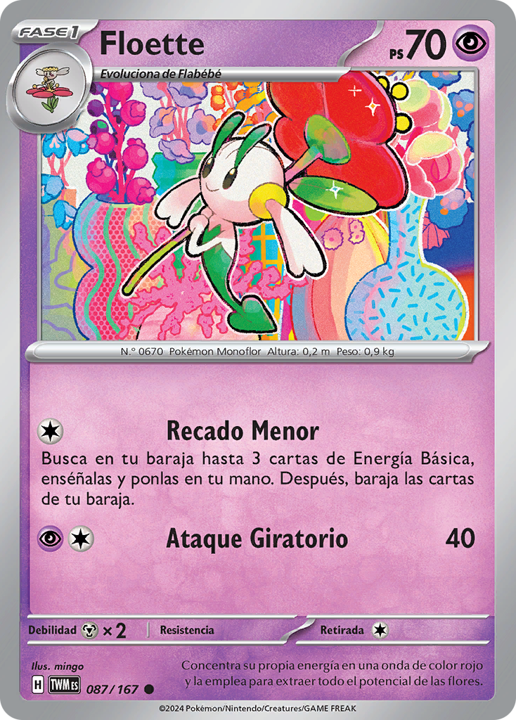 Floette (Mascarada Crepuscular TCG) - WikiDex, la enciclopedia Pokémon