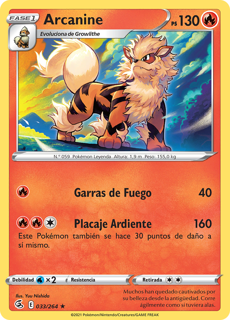 Arcanine (Golpe Fusión TCG) - WikiDex, la enciclopedia Pokémon