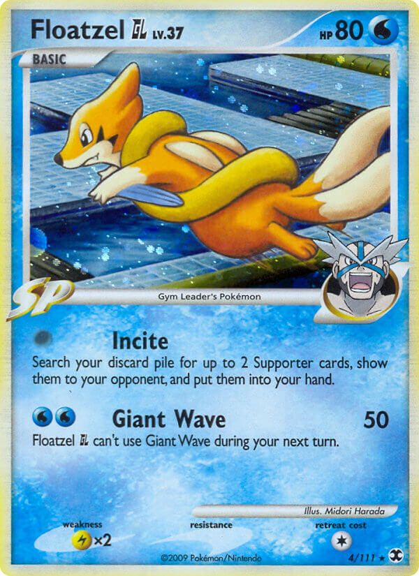Floatzel GL (Rising Rivals TCG) - WikiDex, la enciclopedia Pokémon