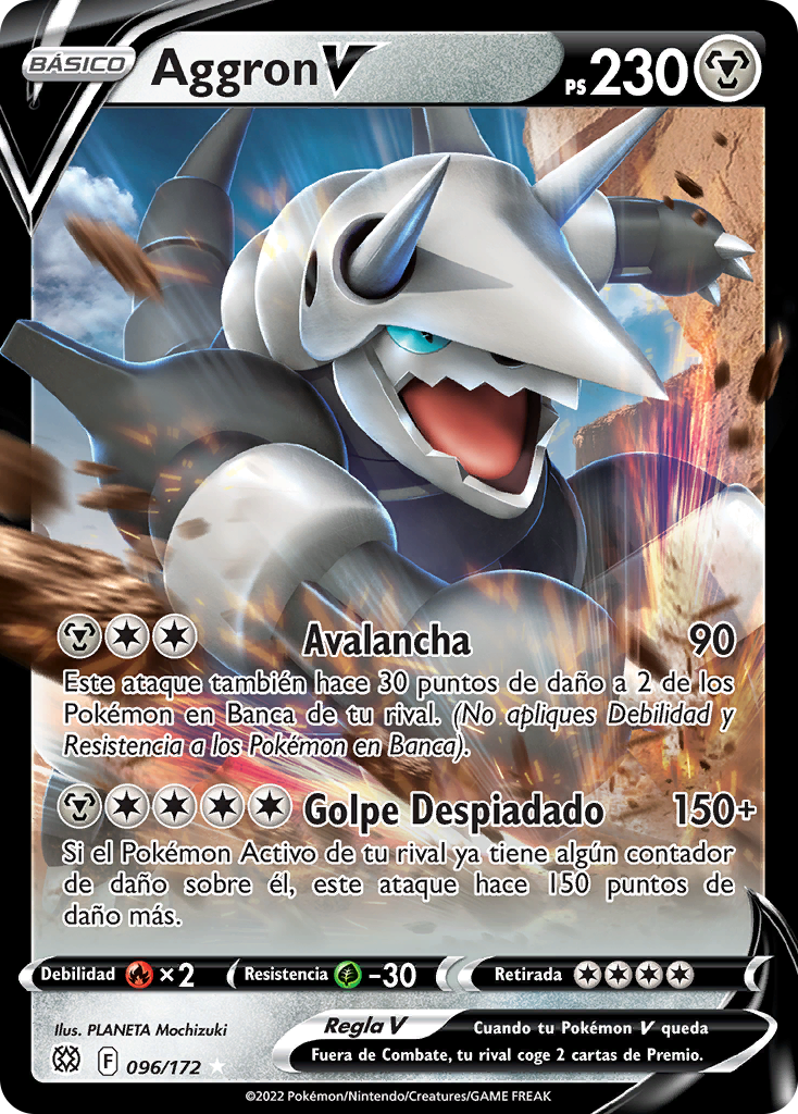 Aggron V (Astros Brillantes TCG) - WikiDex, la enciclopedia Pokémon