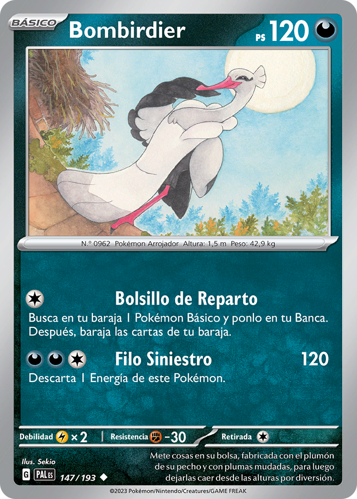 Bombirdier (Evoluciones en Paldea TCG) - WikiDex, la enciclopedia Pokémon
