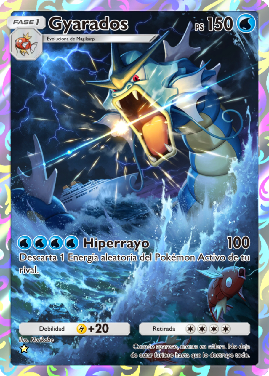 Gyarados (Genes Formidables TCG Pocket) - WikiDex, la enciclopedia Pokémon