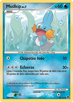 Mudkip (Grandes Encuentros TCG) - WikiDex, la enciclopedia Pokémon