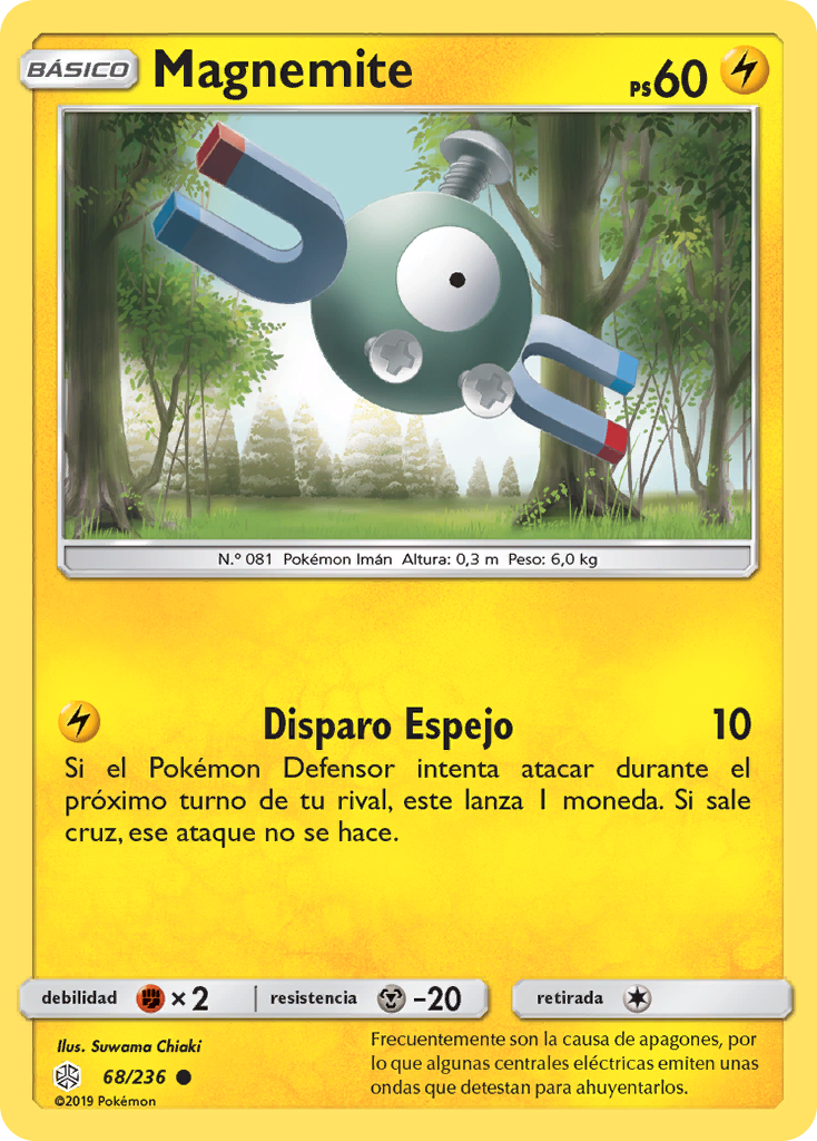 Magnemite (Eclipse Cósmico TCG) - WikiDex, la enciclopedia Pokémon