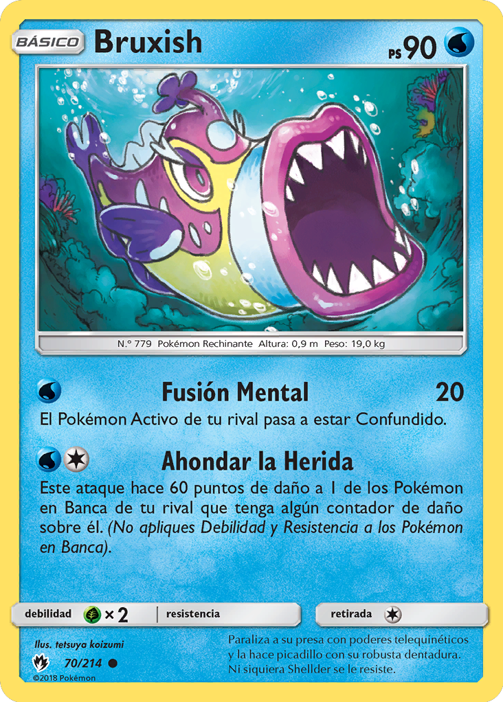 Bruxish (Truenos Perdidos TCG) - WikiDex, la enciclopedia Pokémon