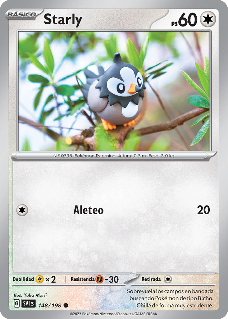 Starly (Escarlata y Púrpura TCG) - WikiDex, la enciclopedia Pokémon
