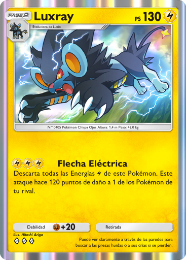 Luxray (Pugna Espaciotemporal TCG Pocket) - WikiDex, la enciclopedia Pokémon