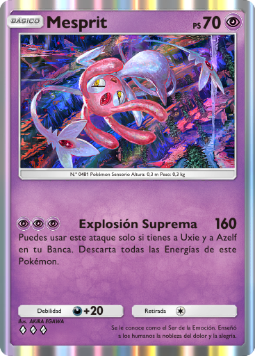 Mesprit (Pugna Espaciotemporal TCG Pocket) - WikiDex, la enciclopedia ...