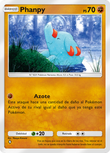 Phanpy (Manantial Oculto TCG Pocket) - WikiDex, la enciclopedia Pokémon