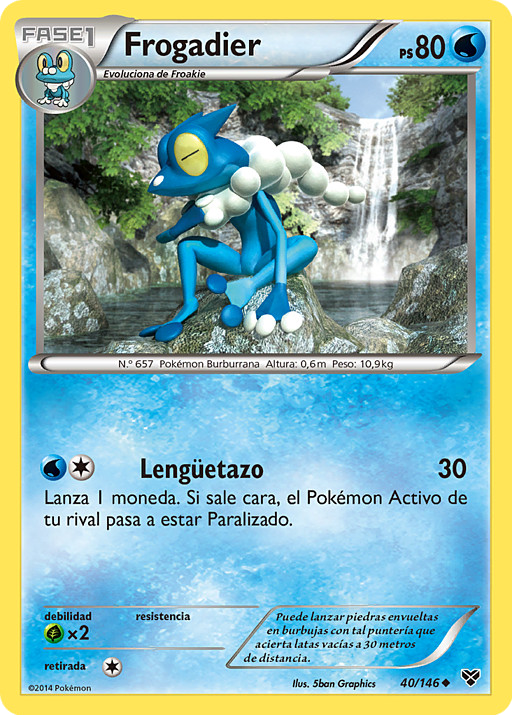 Frogadier (XY TCG) - WikiDex, la enciclopedia Pokémon