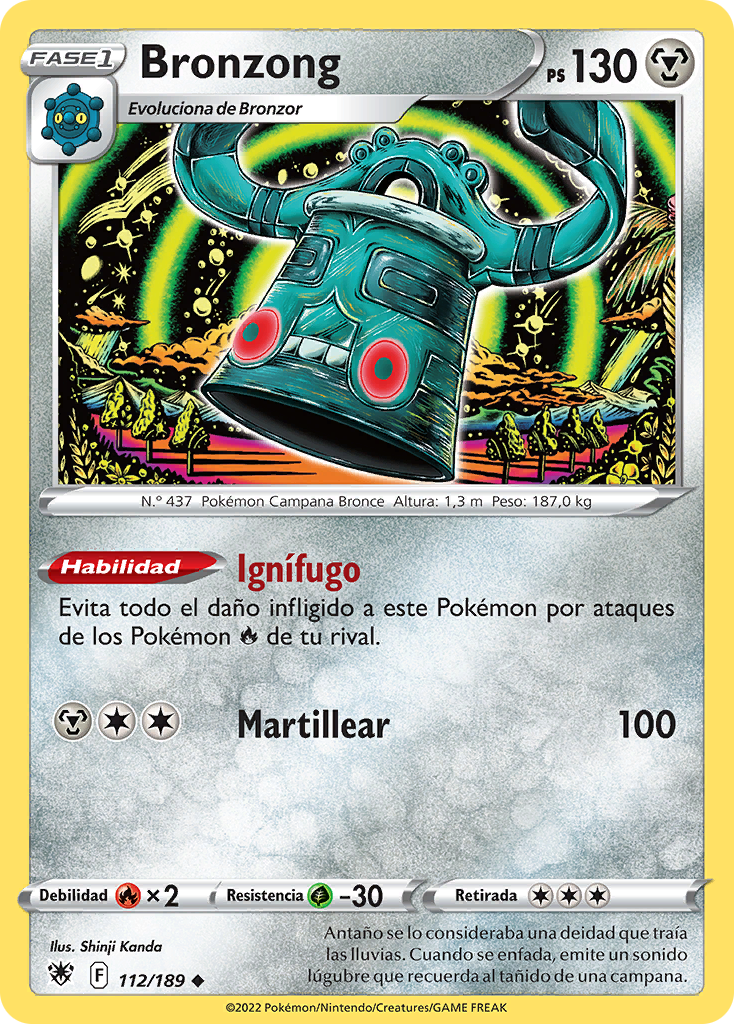 Bronzong (Resplandor Astral 112 TCG) - WikiDex, la enciclopedia Pokémon