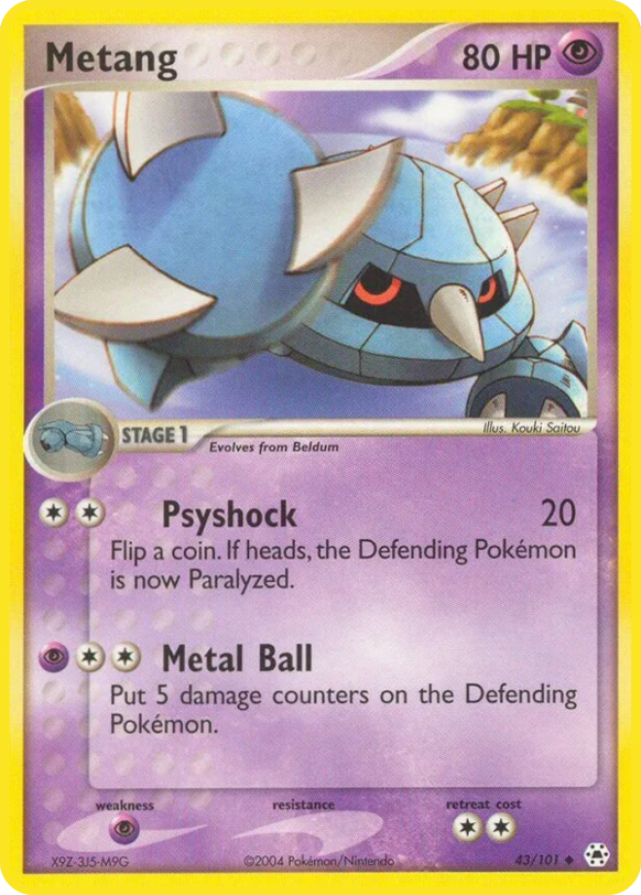 Metang (Hidden Legends 43 TCG) - WikiDex, la enciclopedia Pokémon