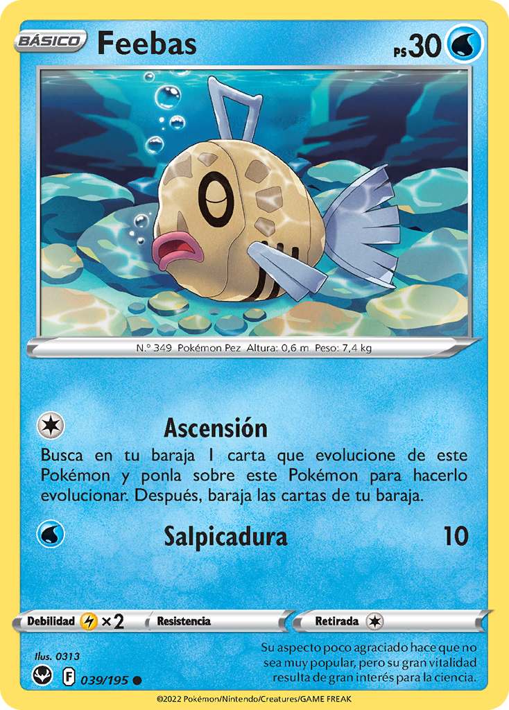 Feebas (Tempestad Plateada TCG) - WikiDex, la enciclopedia Pokémon