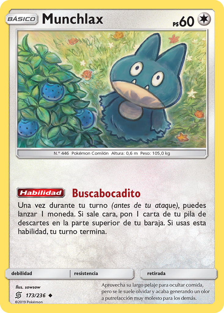Munchlax (Mentes Unidas TCG) - WikiDex, la enciclopedia Pokémon