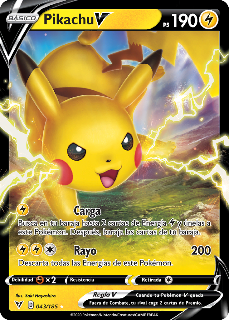 Pikachu V (Voltaje Vívido TCG) - WikiDex, la enciclopedia Pokémon