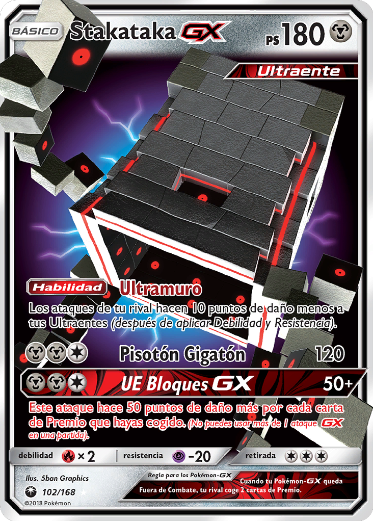 Stakataka-GX (Tormenta Celestial TCG) - WikiDex, la enciclopedia Pokémon