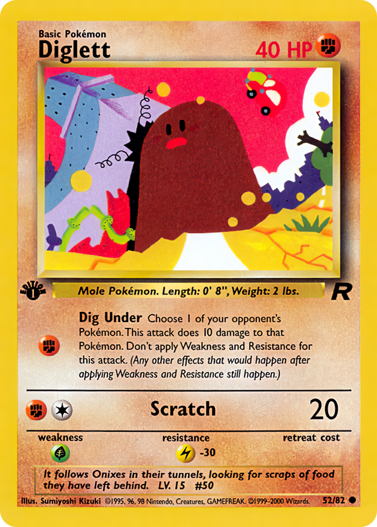 Diglett (Team Rocket TCG) - WikiDex, la enciclopedia Pokémon
