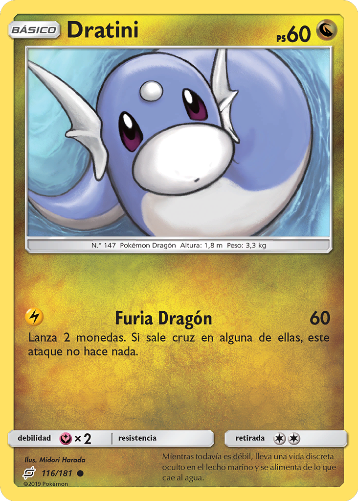 Dratini (Unión de Aliados 116 TCG) - WikiDex, la enciclopedia Pokémon