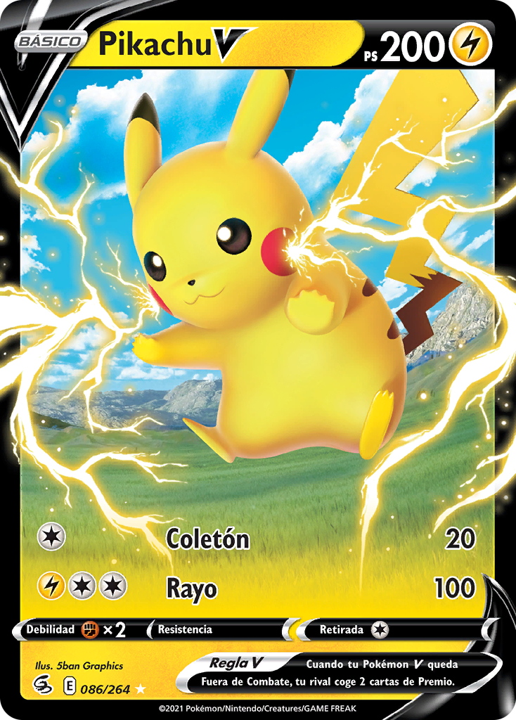 Pikachu V (Golpe Fusión TCG) - WikiDex, la enciclopedia Pokémon