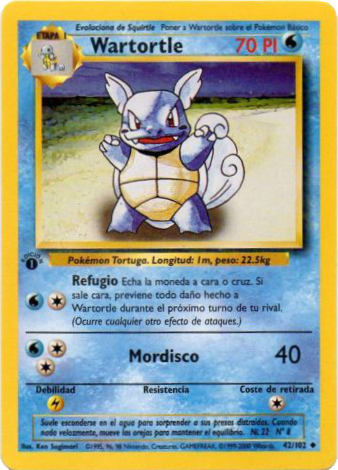 Wartortle (Base Set TCG) - WikiDex, la enciclopedia Pokémon