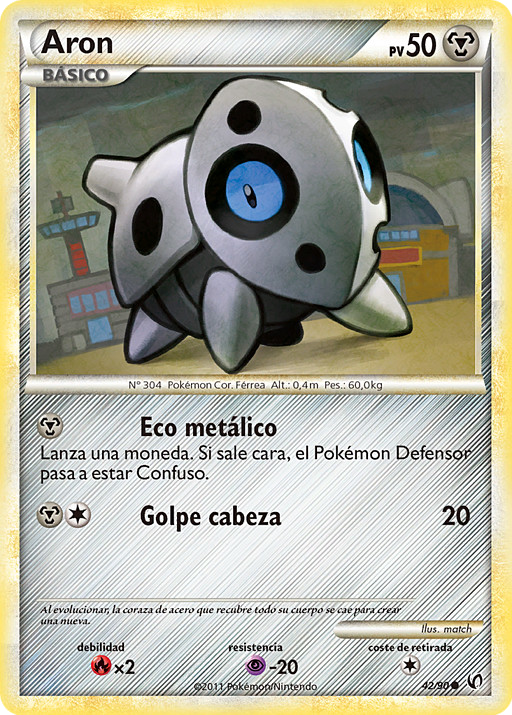 Aron (Intrépidos TCG) - WikiDex, la enciclopedia Pokémon