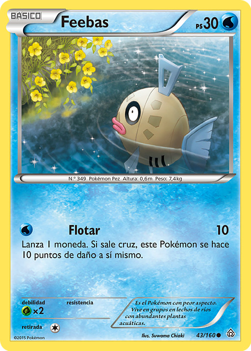 Feebas (Duelos Primigenios TCG) - WikiDex, la enciclopedia Pokémon