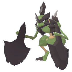 Archivo:Kleavor LPZA variocolor.png - WikiDex, la enciclopedia Pokémon