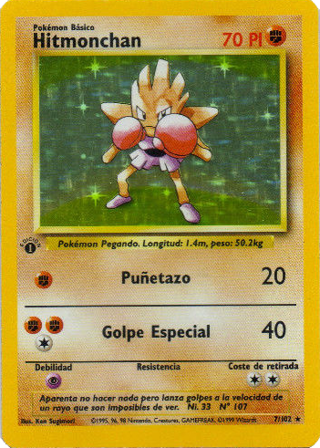 Hitmonchan (Base Set TCG) - WikiDex, la enciclopedia Pokémon