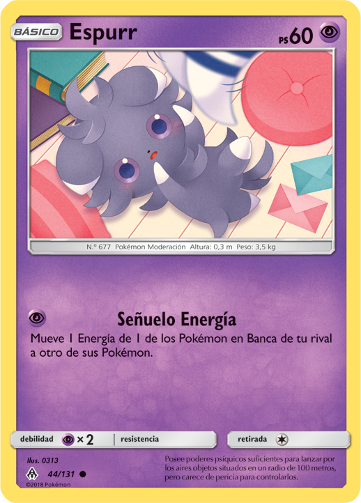Espurr (Luz Prohibida TCG) - WikiDex, la enciclopedia Pokémon