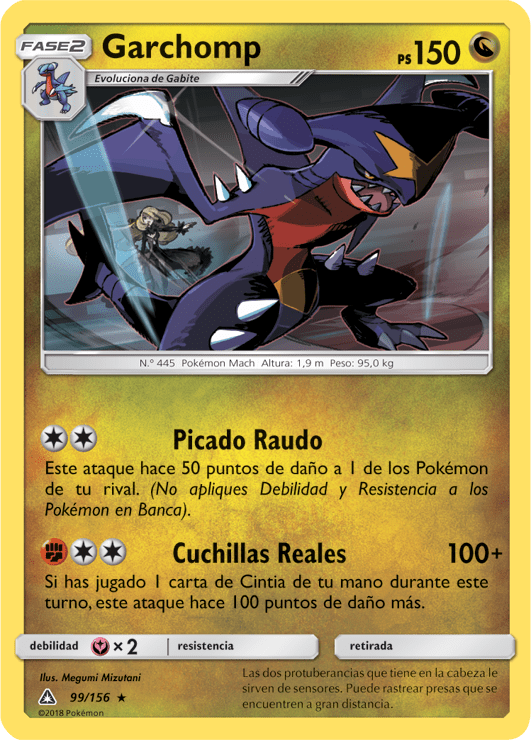 Garchomp (Ultraprisma TCG) - WikiDex, la enciclopedia Pokémon