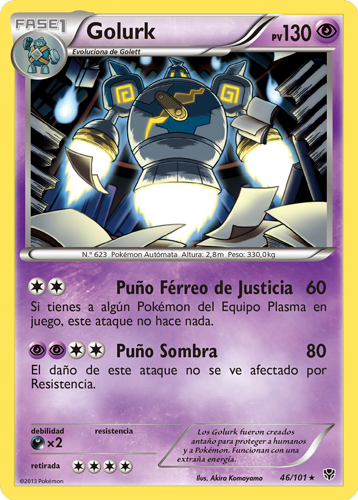 Golurk (Explosión Plasma TCG) - WikiDex, la enciclopedia Pokémon