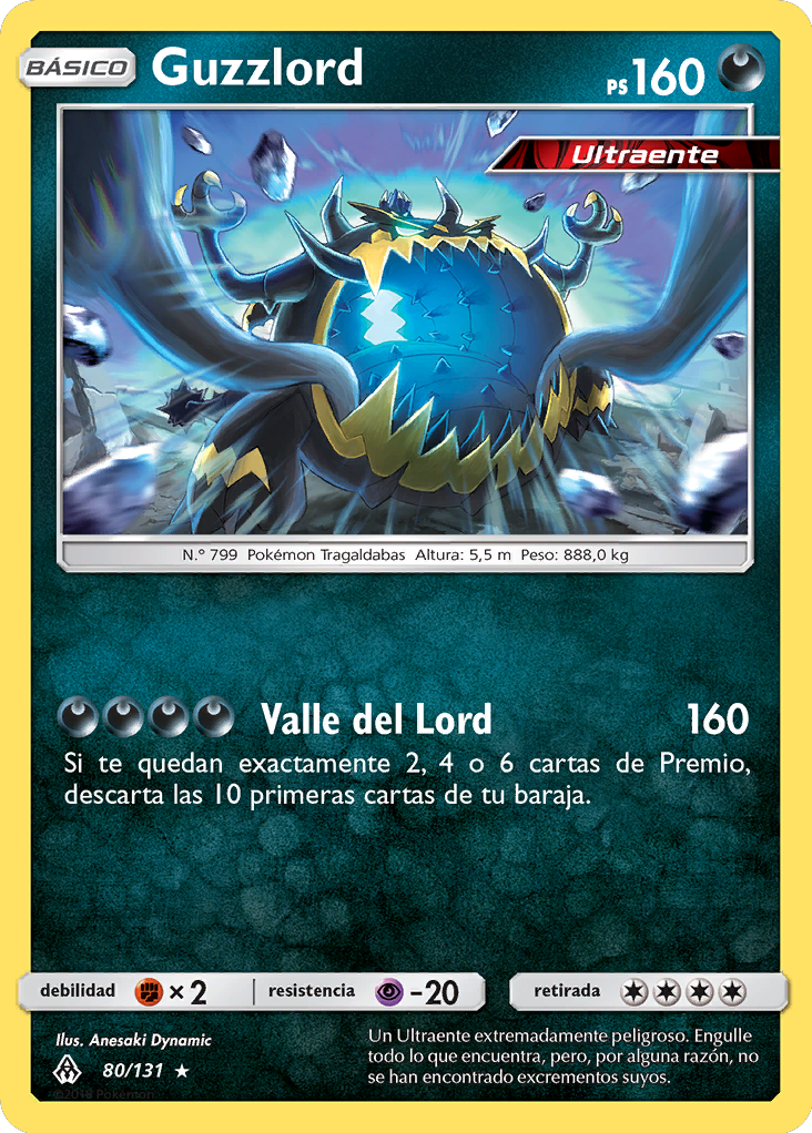 Guzzlord (Luz Prohibida TCG) - WikiDex, la enciclopedia Pokémon