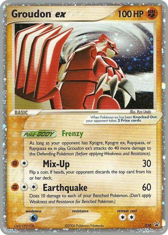 Groudon-ex (Nintendo Promo 38 TCG) - WikiDex, la enciclopedia Pokémon