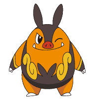 Archivo:Pignite (anime NB).png - WikiDex, la enciclopedia Pokémon