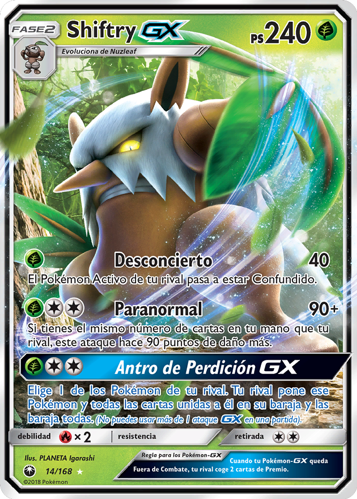 Shiftry-GX (Tormenta Celestial TCG) - WikiDex, la enciclopedia Pokémon