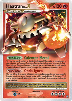 Heatran Niv.X (Frente Tormentoso TCG) - WikiDex, la enciclopedia Pokémon