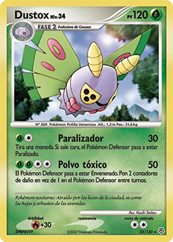 Dustox (Diamante & Perla TCG) - WikiDex, la enciclopedia Pokémon