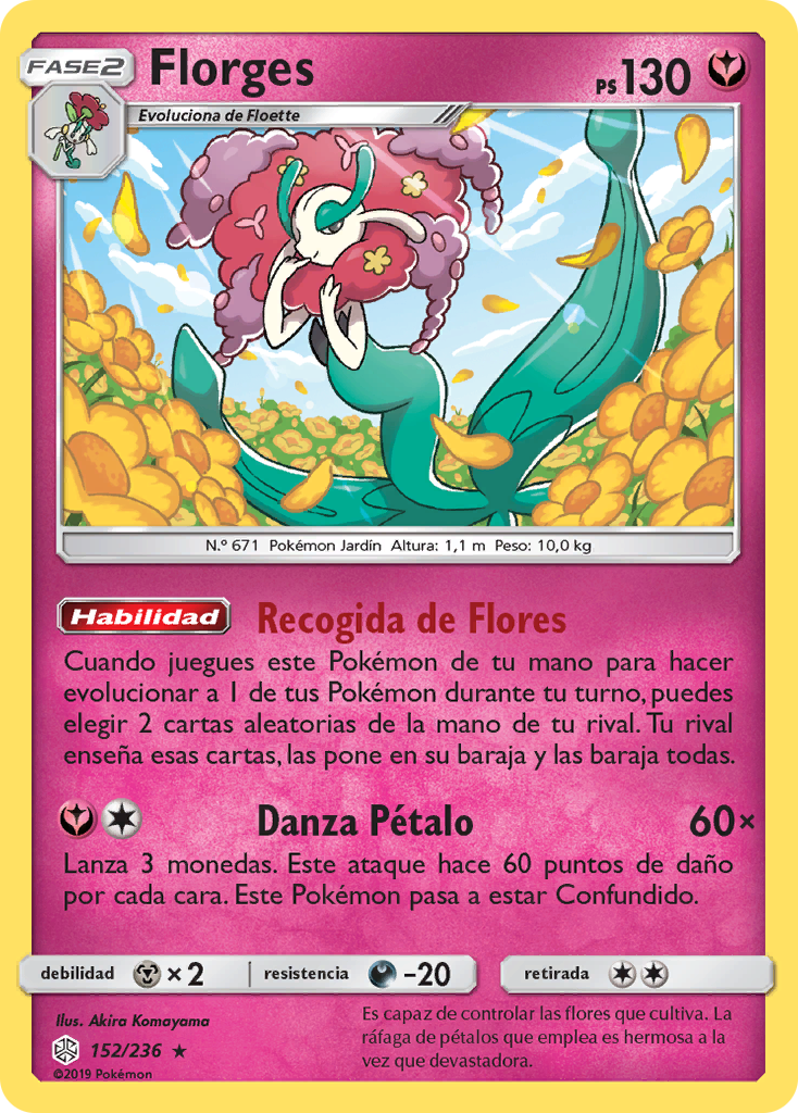 Florges (Eclipse Cósmico TCG) - WikiDex, la enciclopedia Pokémon