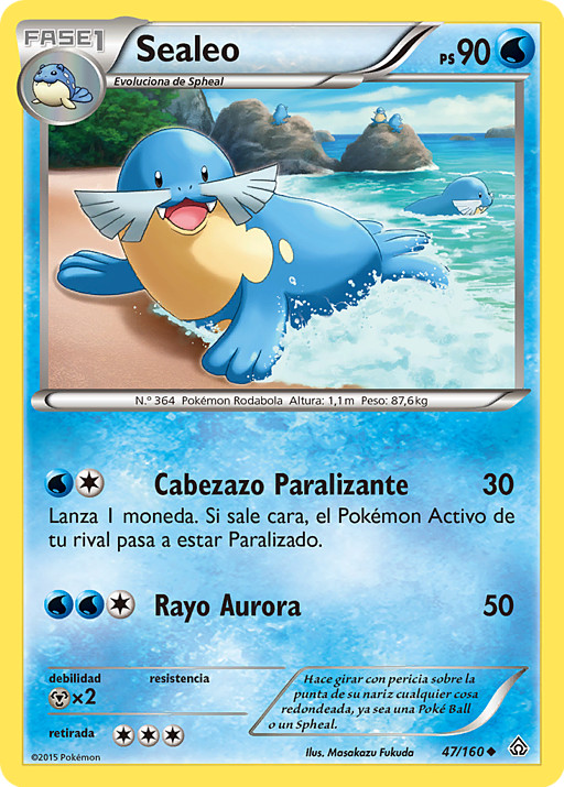 Sealeo (Duelos Primigenios TCG) - WikiDex, la enciclopedia Pokémon