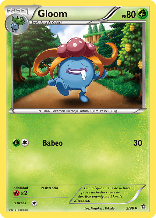 Gloom (Antiguos Orígenes TCG) - WikiDex, la enciclopedia Pokémon