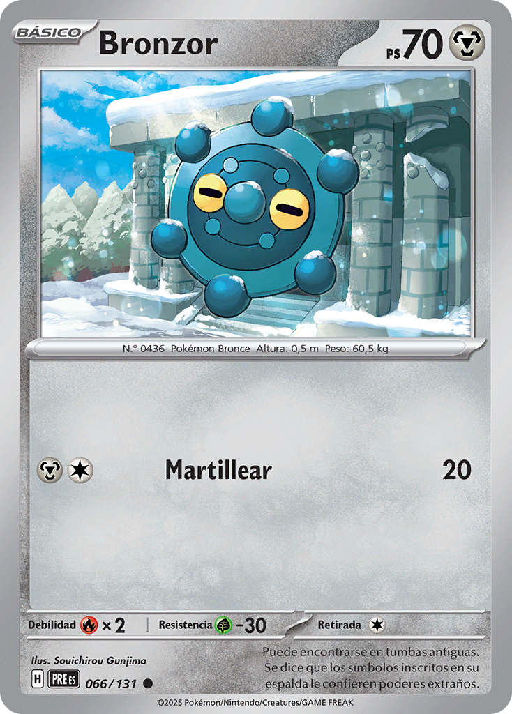 Bronzor (Evoluciones Prismáticas TCG) - WikiDex, la enciclopedia Pokémon