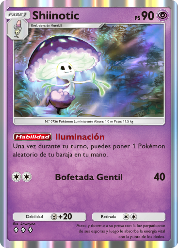 Shiinotic (Crisis Dimensional TCG Pocket) - WikiDex, la enciclopedia ...