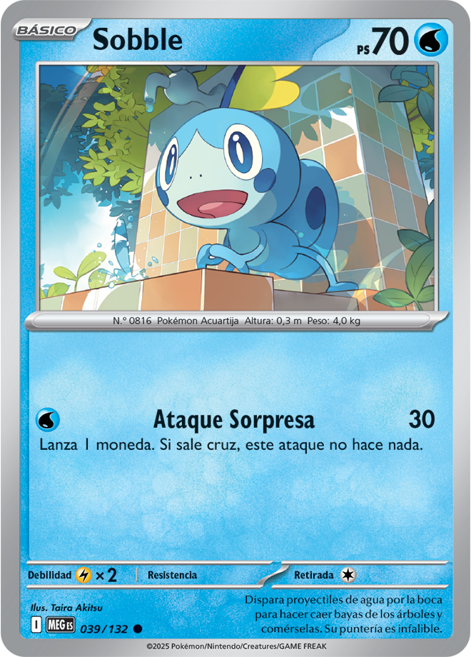 Sobble (Megaevolución TCG) - WikiDex, la enciclopedia Pokémon
