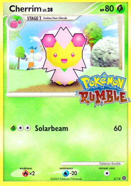 Cherrim (Pokémon Rumble TCG) - WikiDex, la enciclopedia Pokémon